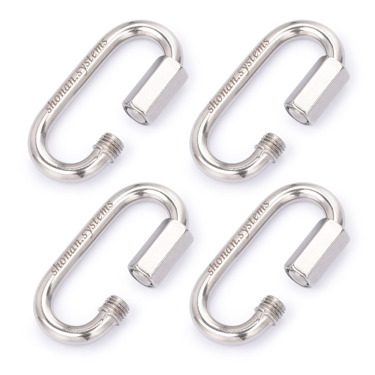 3" Chain Quick Links, Stainless Steel 304 or 316, 4 Pcs – SHONAN.SYSTEMS